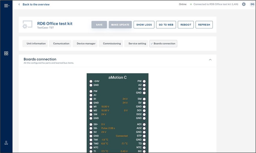 RD6 Commissioning Software